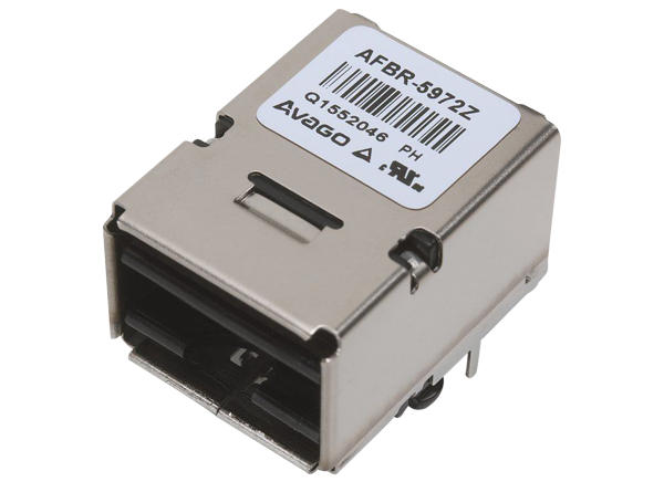 Compact 650nm Transceiver & POF Duplex Connector - Broadcom | Mouser