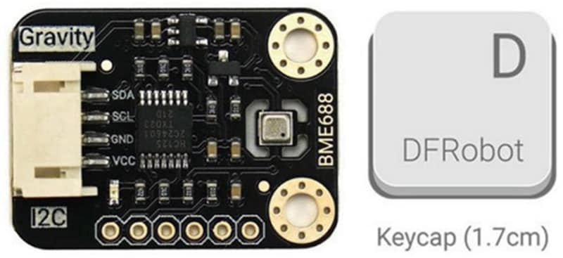 SEN0617 Gravity BME688 AI Environmental Sensor - DFRobot | Mouser