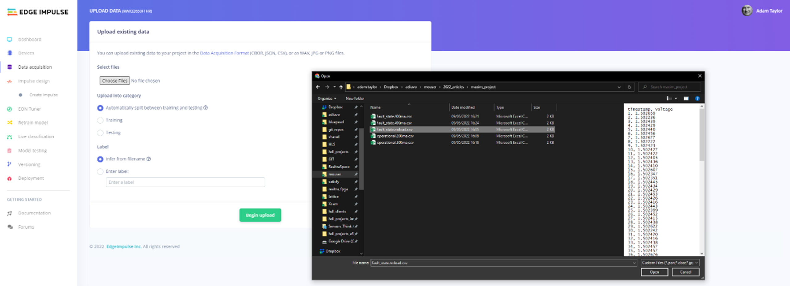 Create And Deploy Ml Model Using Low Power Microcontroller And Tinyml